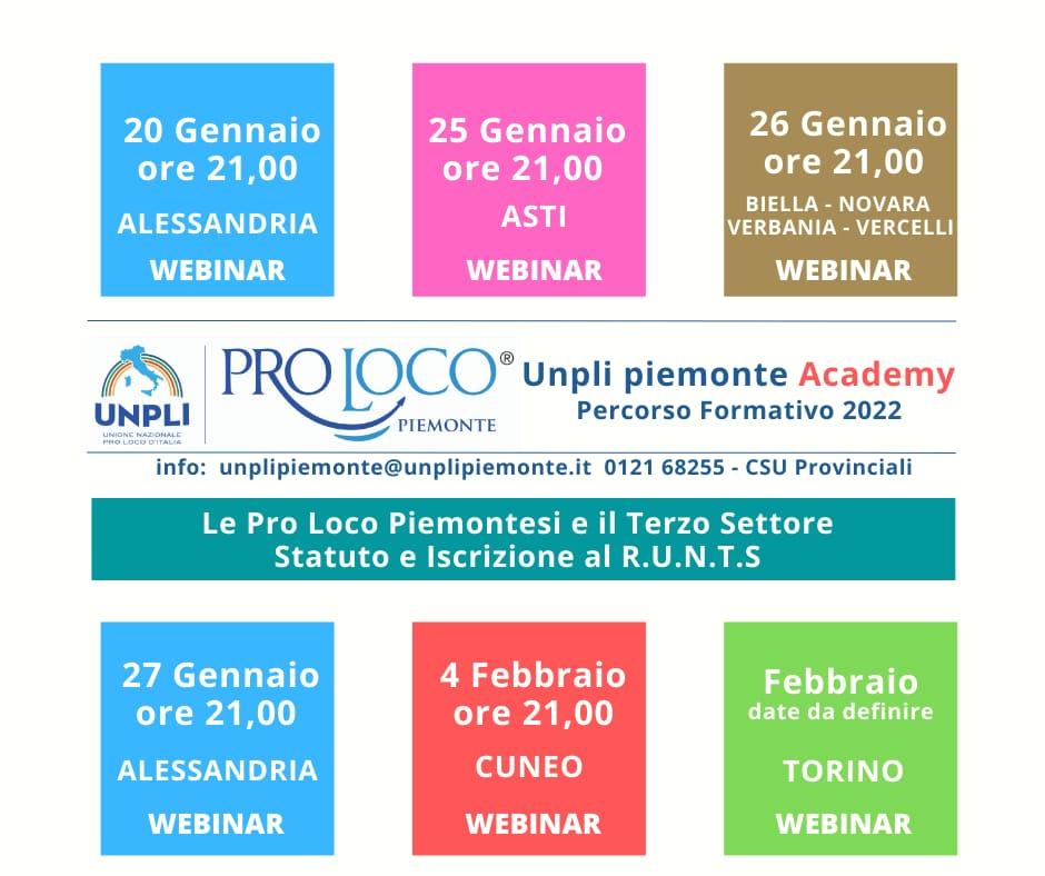 La Riforma del Terzo Settore. Serie di Webinar voluti dall’Unpli ...